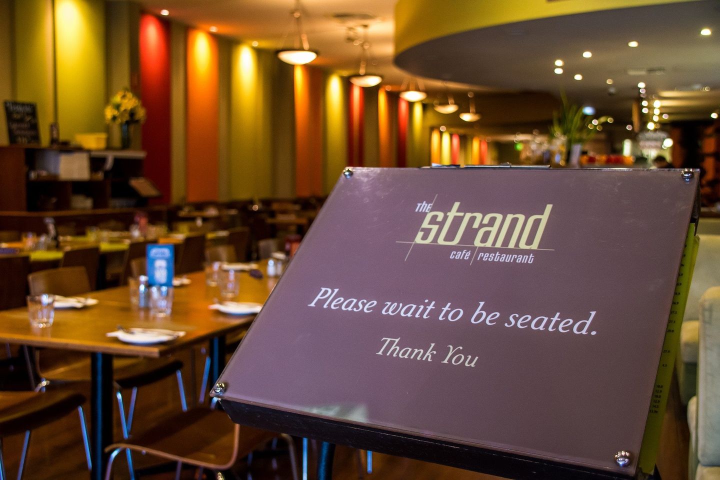 The Strand Cafe Restaurant - Ambient Menu