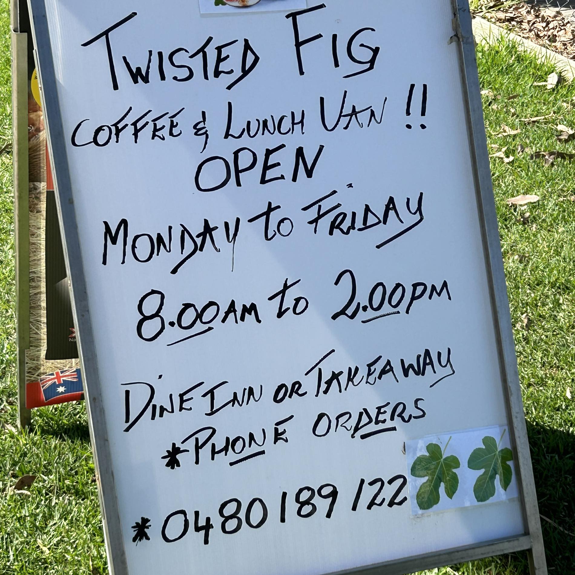 Twisted Fig Goolwa - Ambient Menu